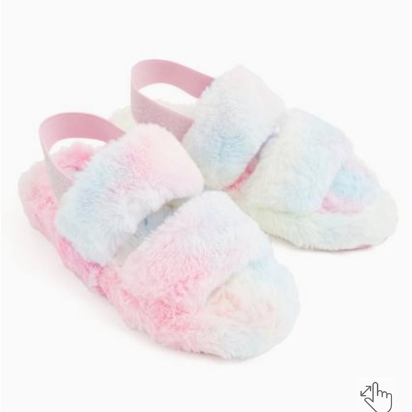 torrid | Shoes | Torrid Faux Fur Dual Strap Slipper | Poshmark